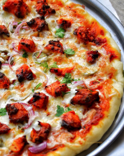 Chicken Tikka Masala Pizza | Kabab and Curry Restaurant - Indian and ...